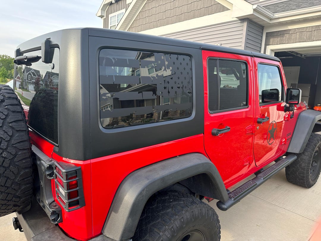 J33P Off-road Set of Rear Side Windows Decal for Hard Top - Etsy