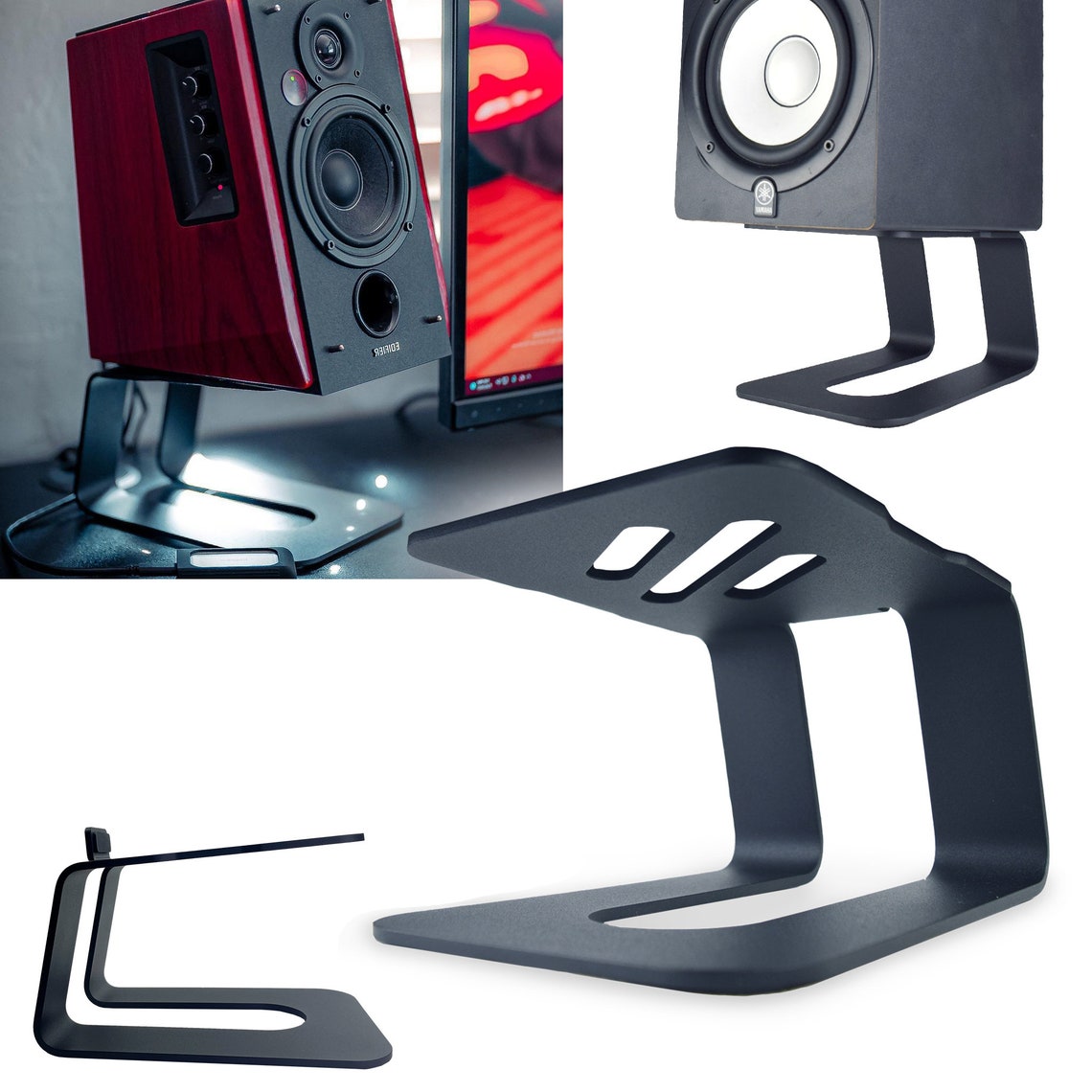 Soundrise PRO-5 Sound Absorbing Speaker Riser Stands - Etsy Canada