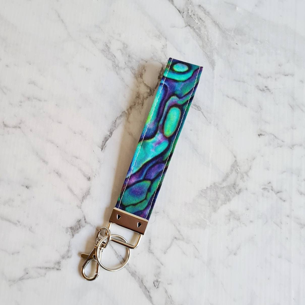 Opal Lanyard/paua Shell Lanyard/paua Shell Keychain/work - Etsy Australia
