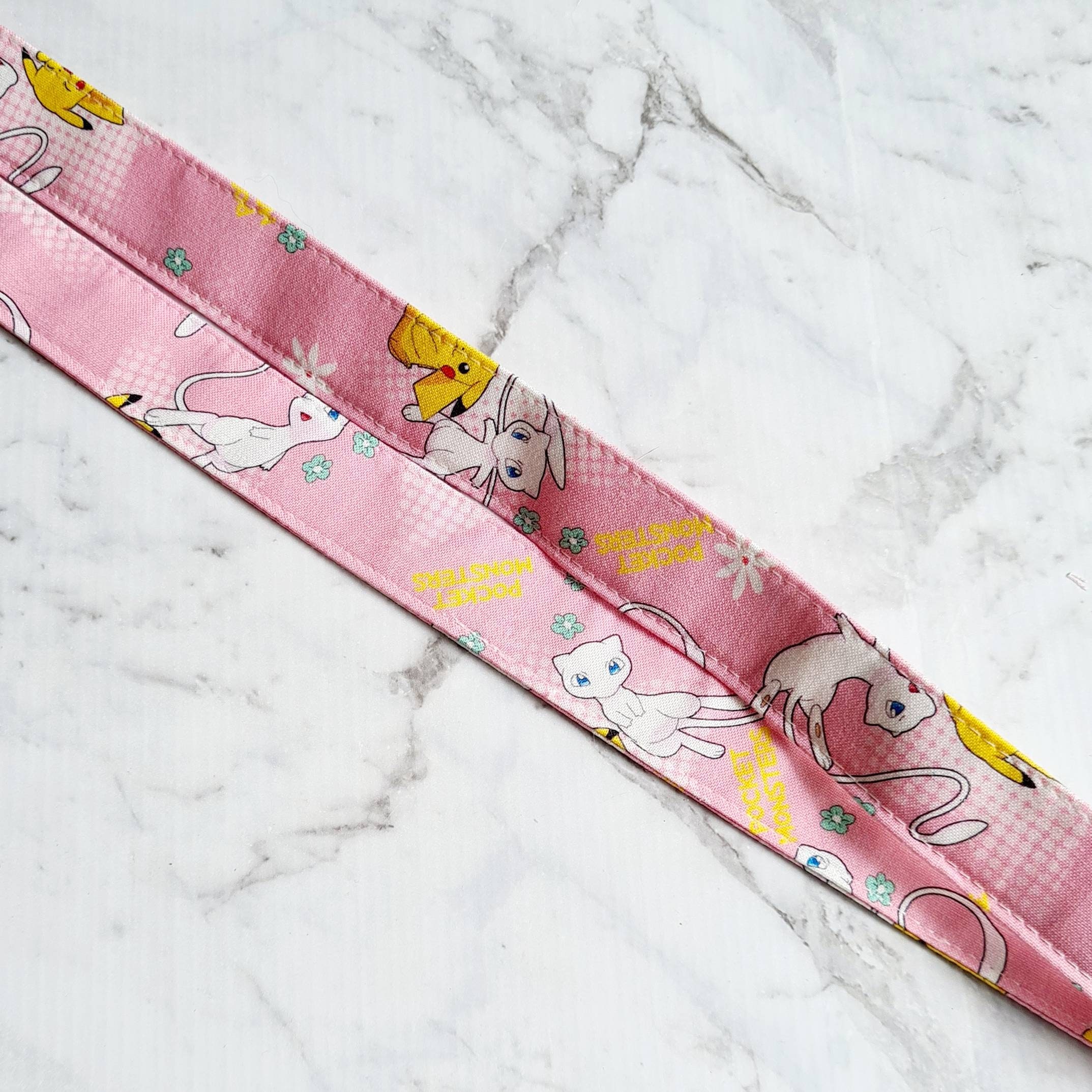 Mew Key Fob/mew Wristlet/pokémon Wristlet/keychain for | Etsy