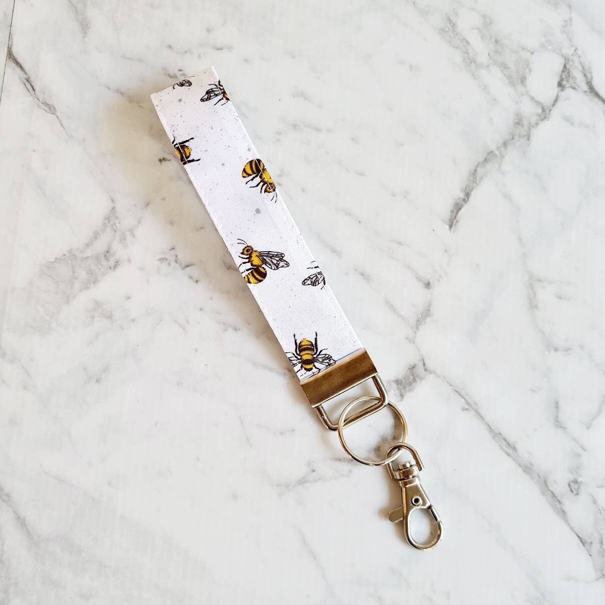 Bee Lanyard/honey Bees Lanyard/bee Key Fob/honey Bees Key - Etsy Australia