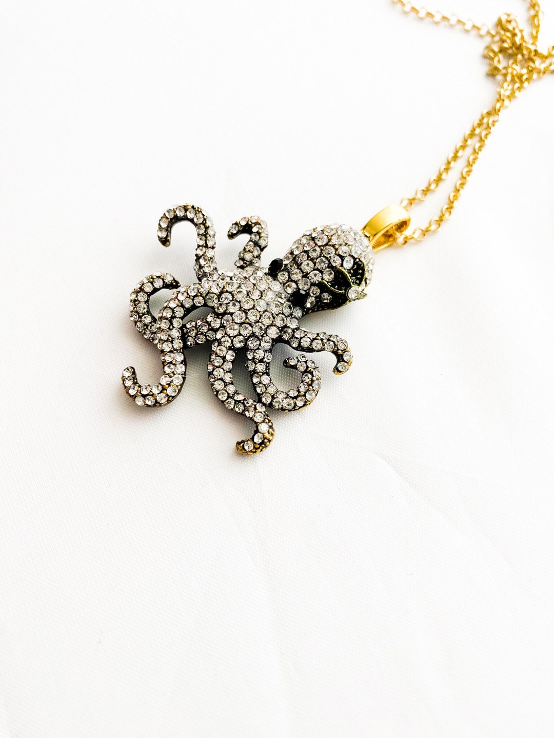 A | You Octopi My Thoughts / Octopus Necklace / Crystal Octopi/octopus ...