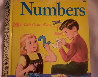 Numbers Little Golden Book No.c-337 Vintage Children's - Etsy