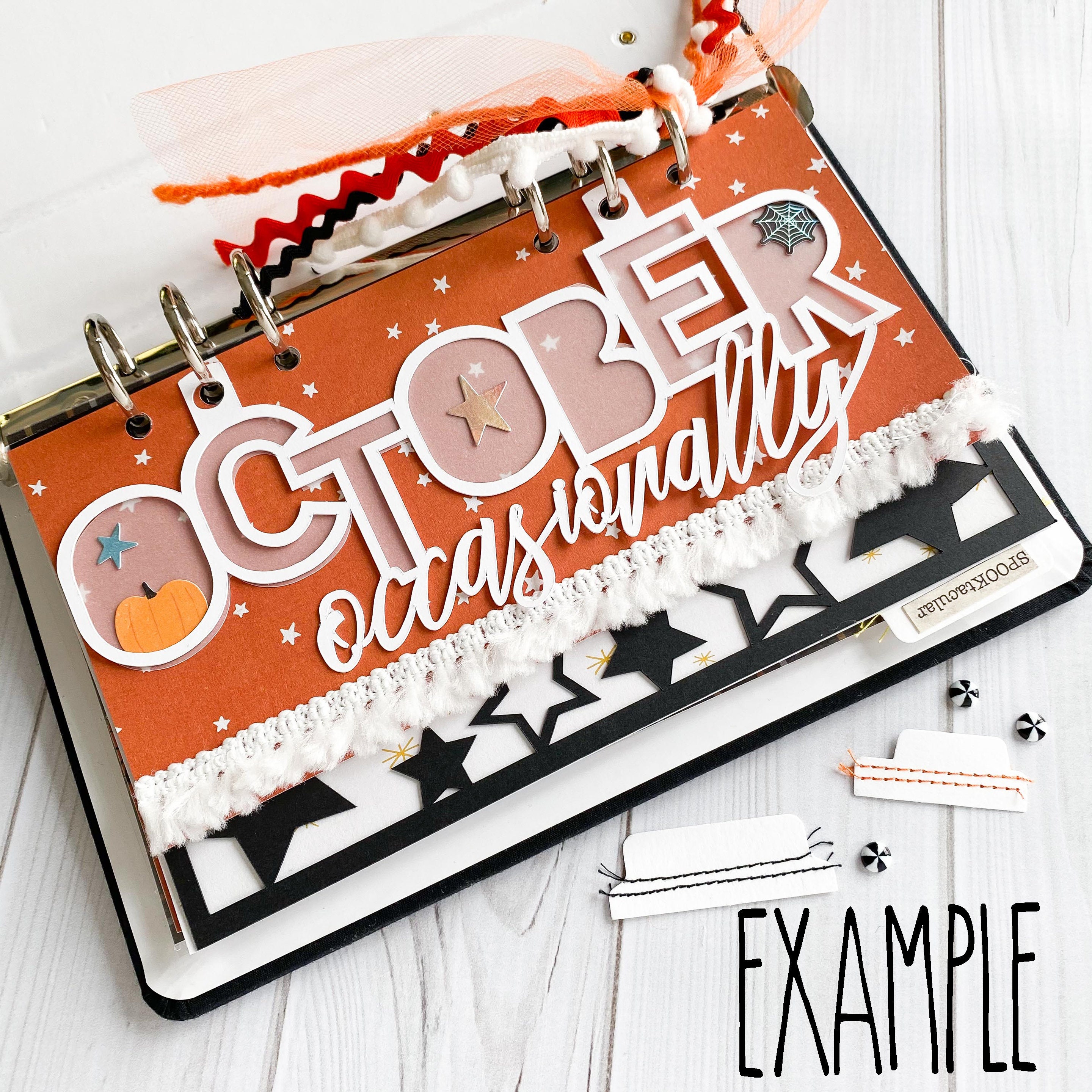 October Occasionally Cut File: Traveler's Notebook 6x8 - Etsy