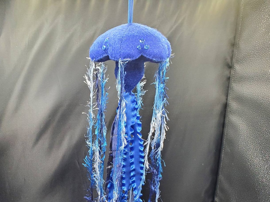 Jellyfish. Handmade, Plush, Unique, Stuffed, Felt, Hand Sewn. - Etsy