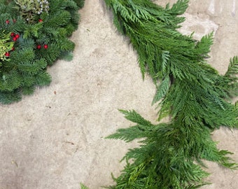 Christmas Mix Fresh Garland - Etsy
