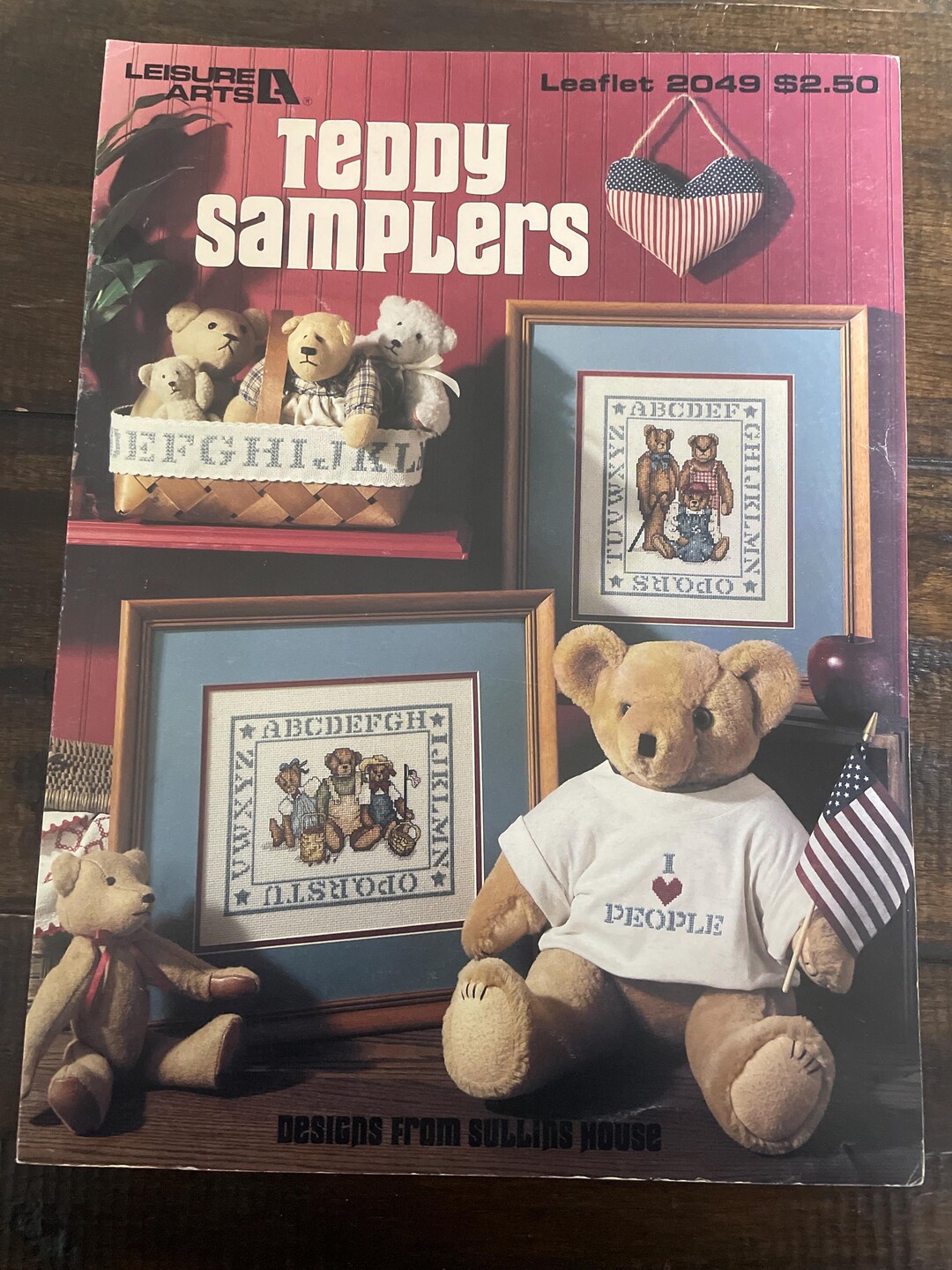 Teddy Samplers Cross Stitch, Leisure Arts Teddy Sampler Counted Cross ...