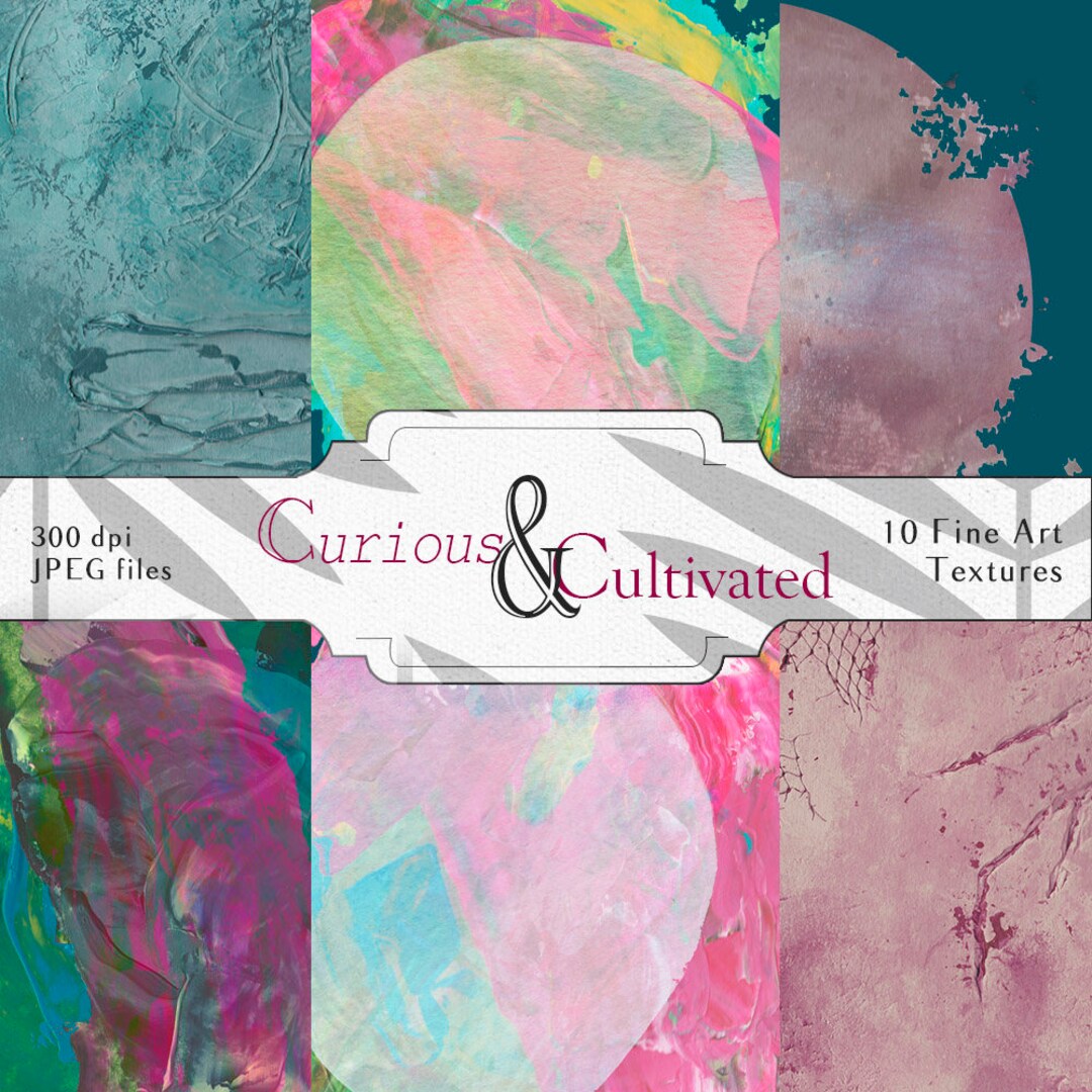 10 Layered Paint Photoshop Textures & Overlays - Etsy