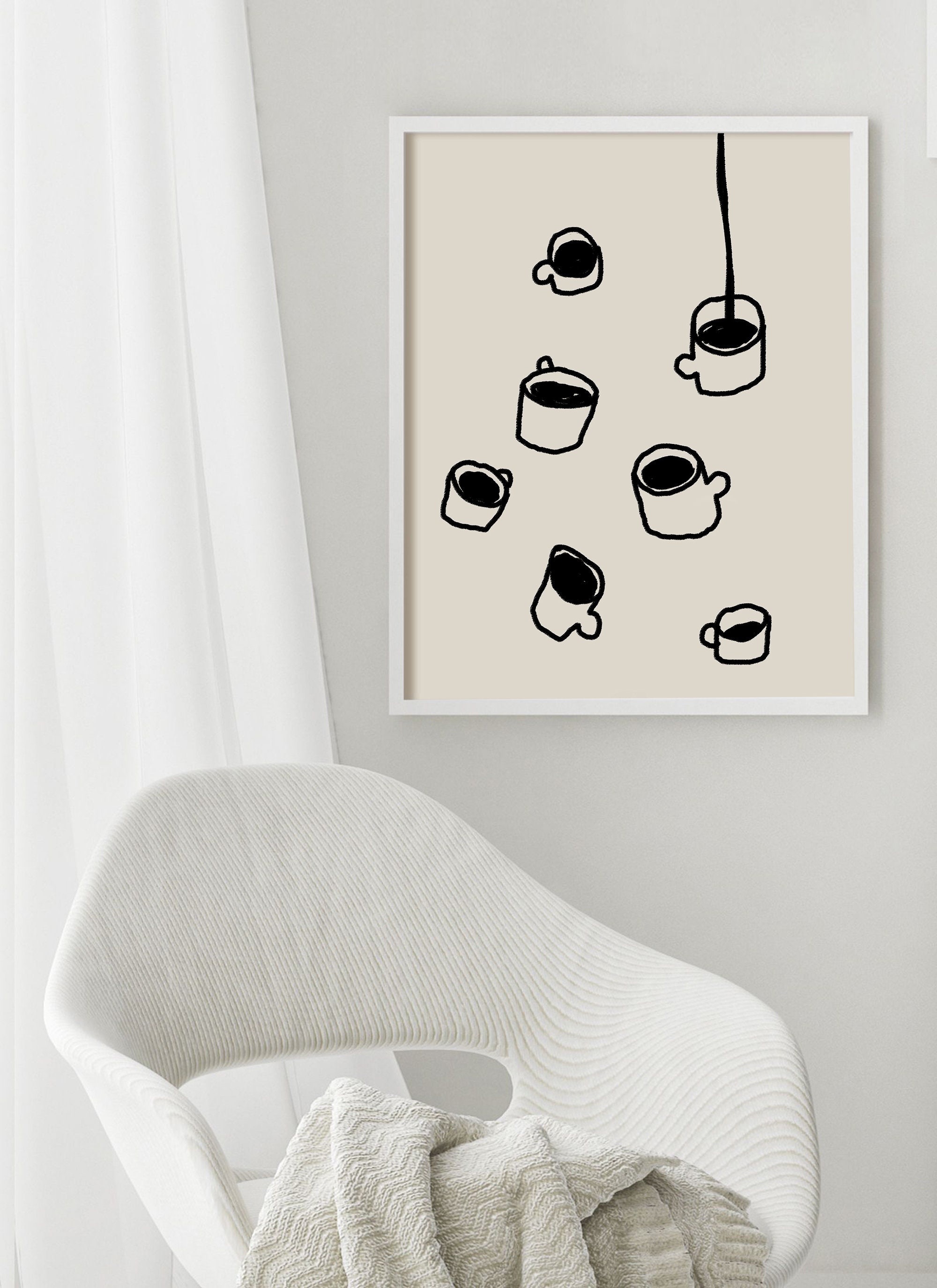 Coffee Print, Kitchen Decor, Damn Fine Coffee, Trendy Wall Art, Coffee ...