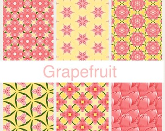 Craft Supplies & Tools Paper, Party & Kids PINK GRAPEFRUIT digital ...