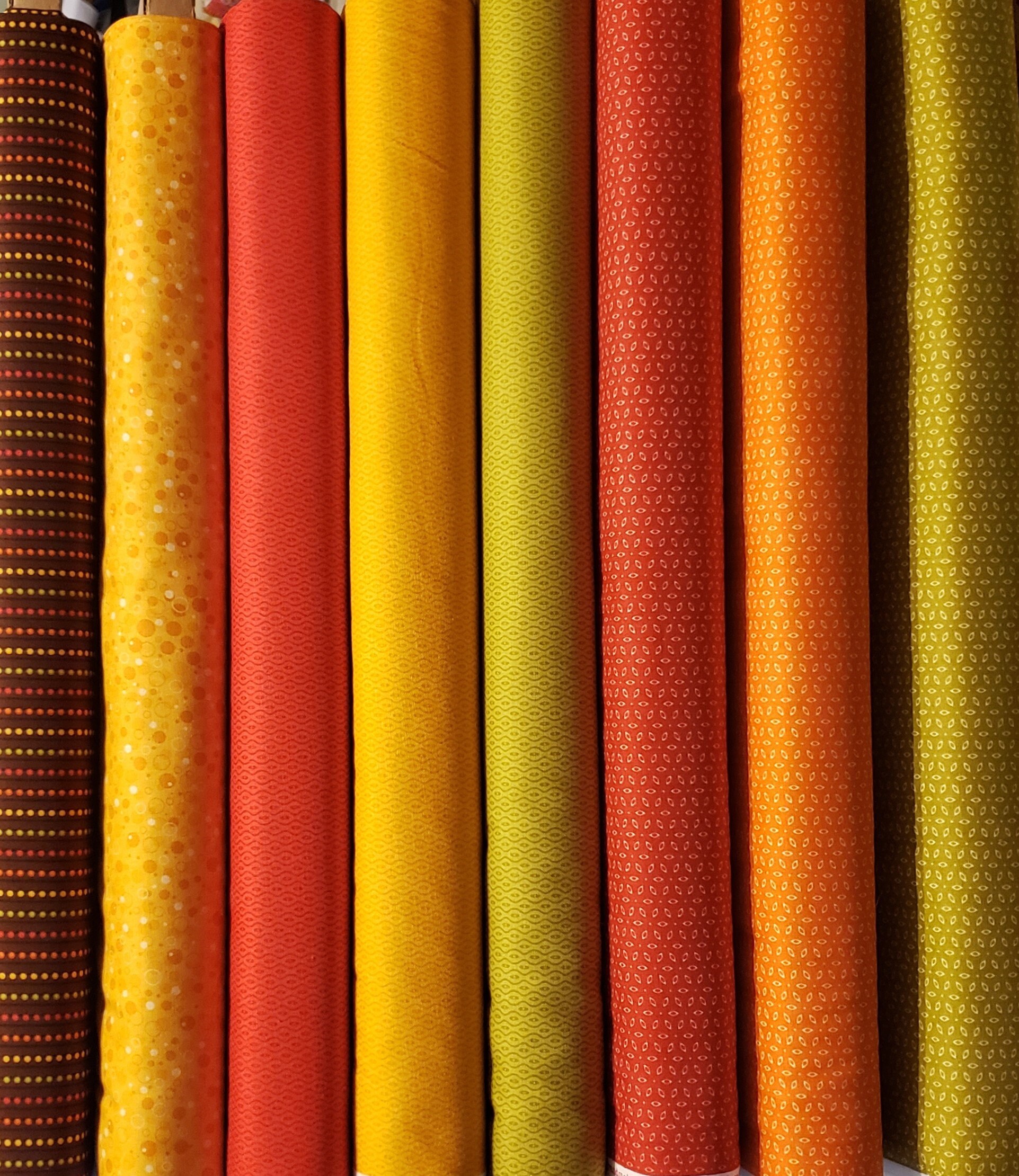 Cotton Fabric Autumn Pallet | Etsy Canada