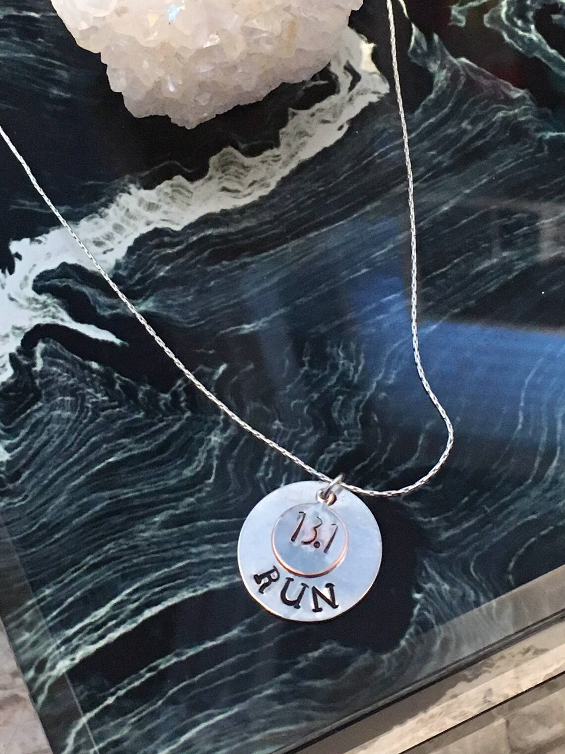 Running Necklace Half Marathon Necklace Race Necklace - Etsy