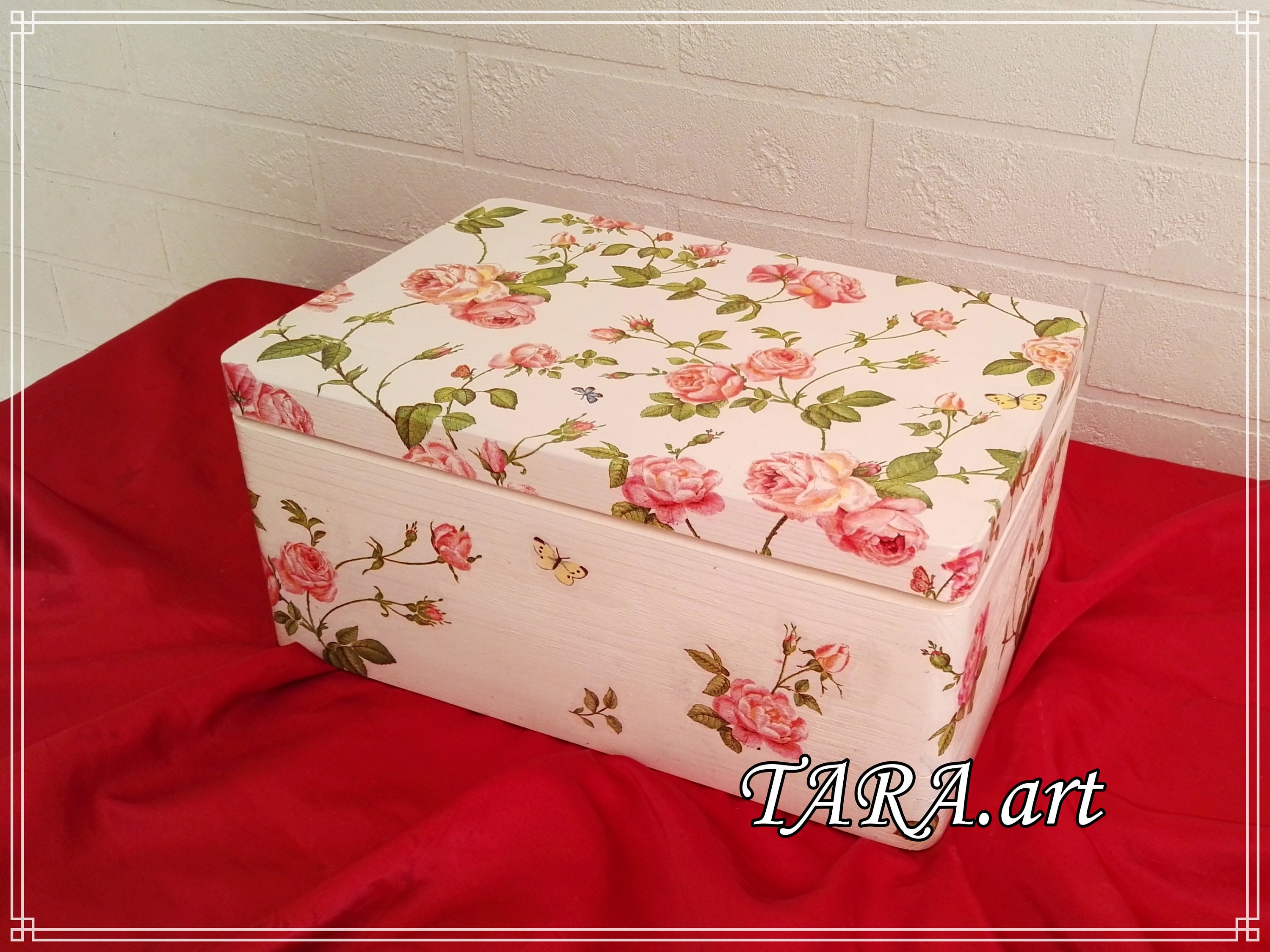 Decoupage Keepsake Box Toy Box With Lid Jewellery Box - Etsy
