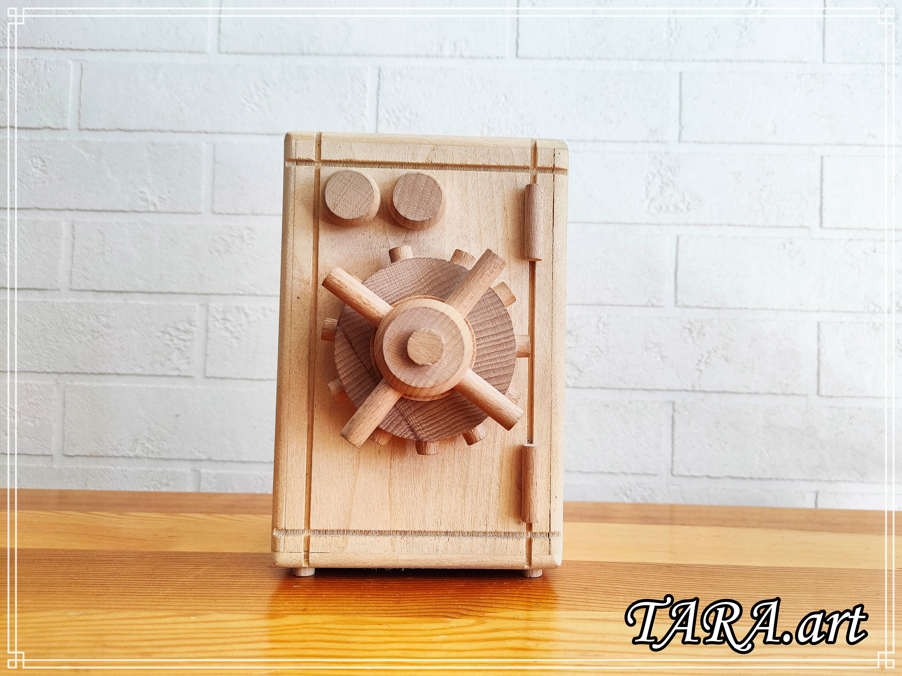 Wooden Safe Box Treasure Storage Wooden Money Box for - Etsy Australia