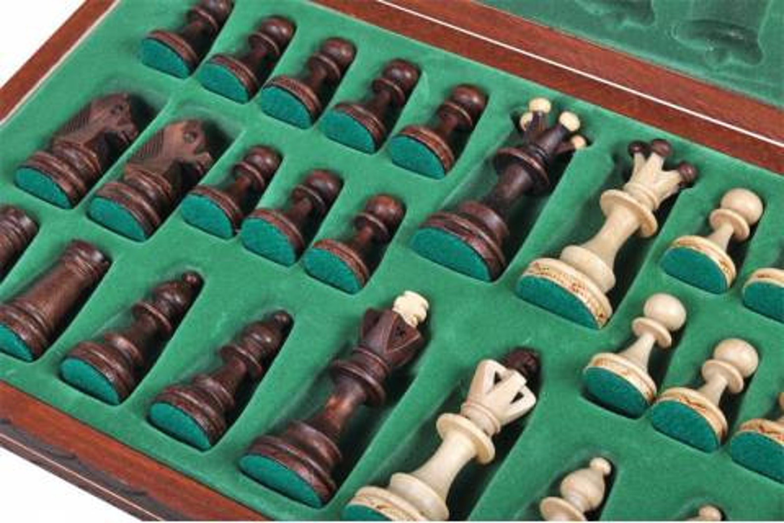 Classic Chess Board Carved Chess Set From Wood Wooden Chess | Etsy
