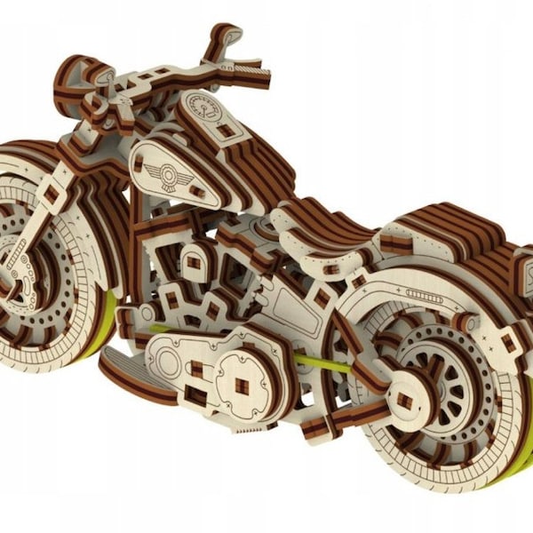 Motorcycle Puzzle - Etsy