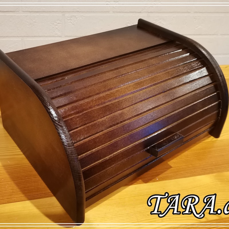 Wood Bread Box - Etsy