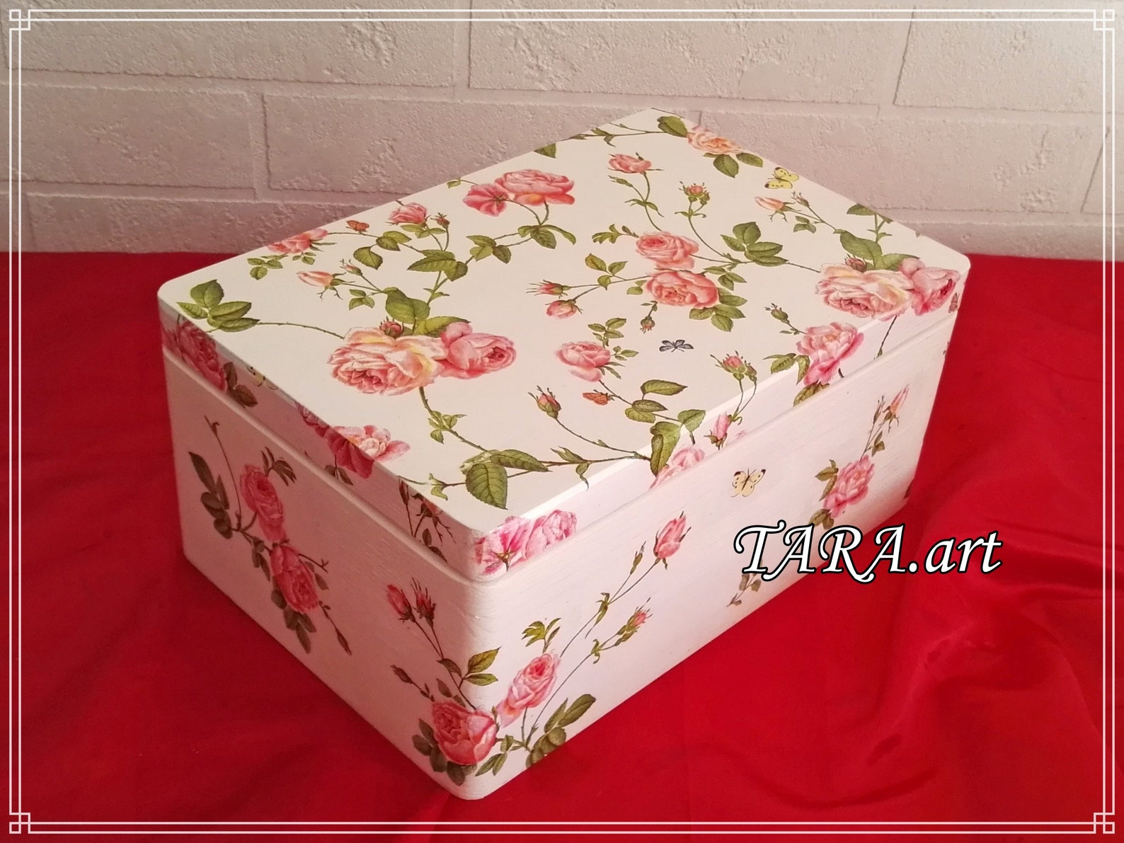 Decoupage Keepsake Box Toy Box With Lid Jewellery Box - Etsy