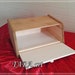 Simple Bread Box, Bread Box Wood, Vintage Bread Box, White and Brown ...
