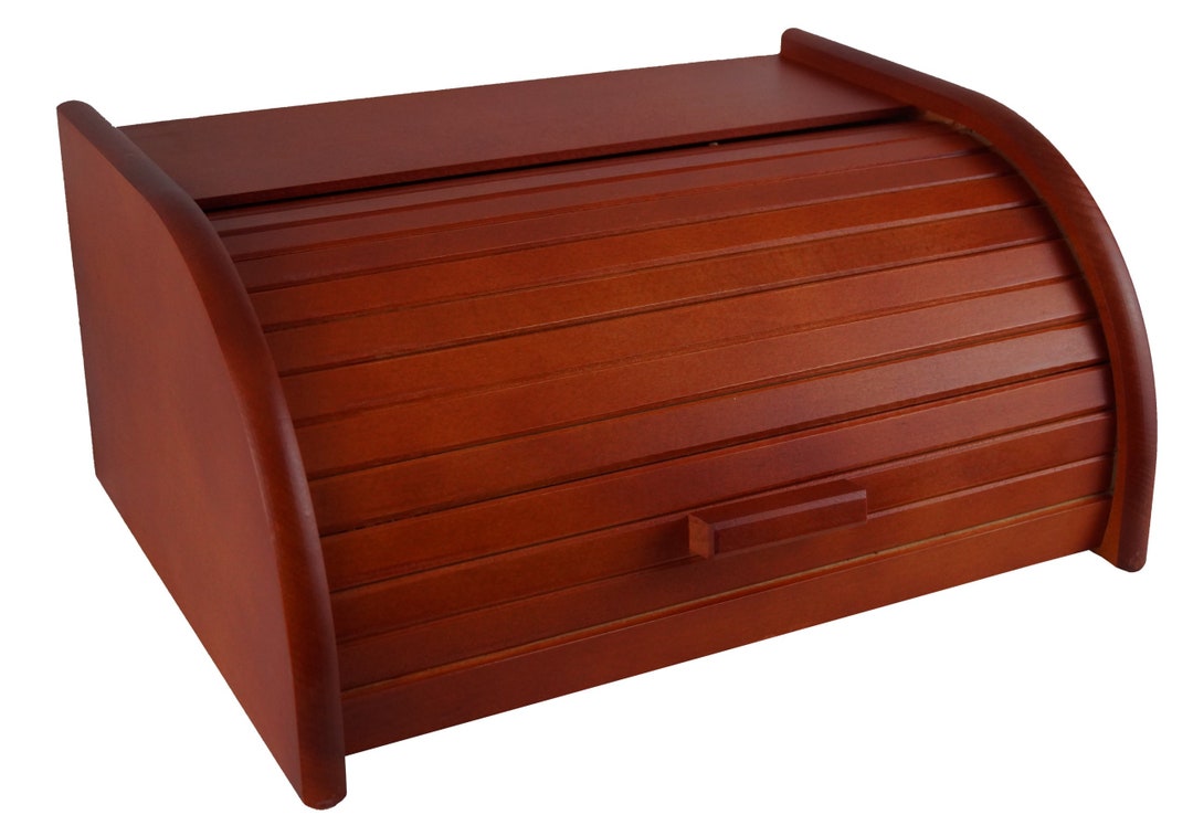 Beautiful Brown Bread Box Made From Wood, Decorative Bread Bin, Vintage ...