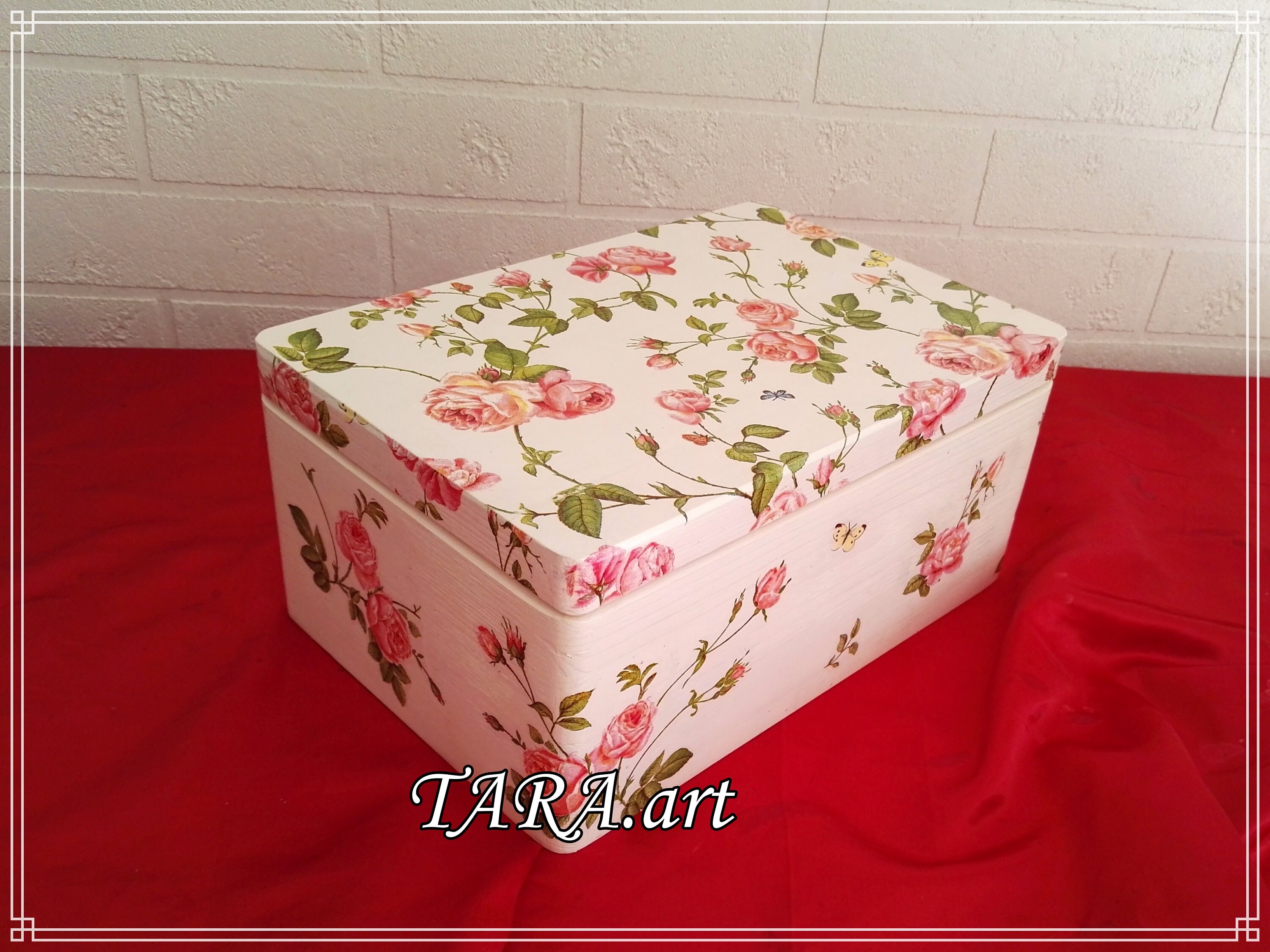Decoupage Keepsake Box Toy Box With Lid Jewellery Box - Etsy