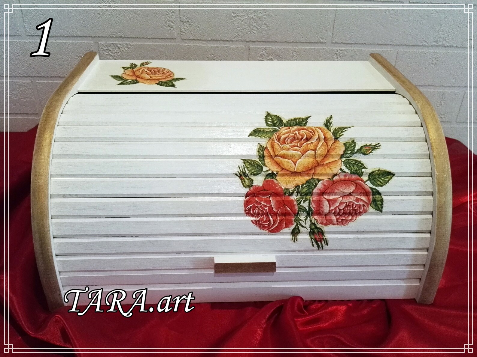 Vintage Bread Box From Wood, Retro Bread Bin, Decorative Storage Box ...