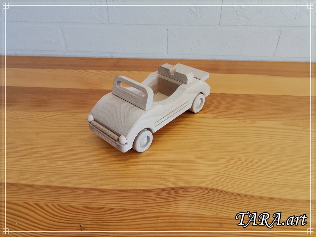 Small Wooden Car, No Paint Toys, Handmade Automobile, Safe Toys Made ...