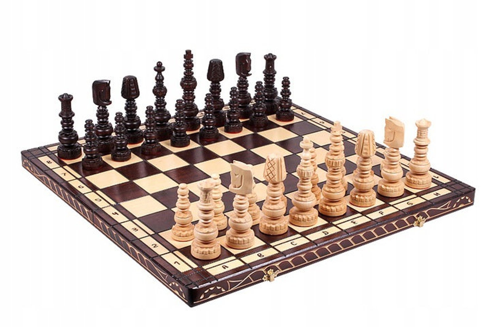24 Chess Board Made From Wood Handmade Chess Set - Etsy