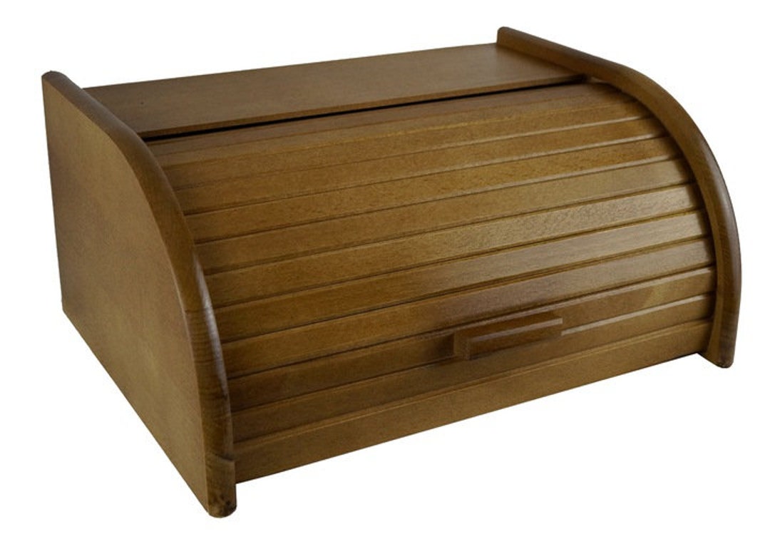 Brown Food Container, Minimalist Bread Box, Stylish Bread Bin, Vintage ...