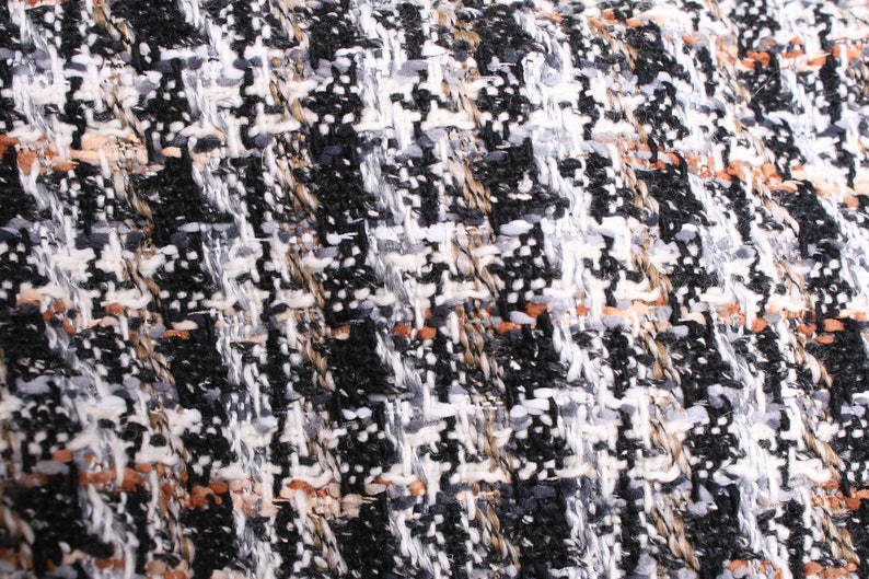 Tweed Chanel Ar-R24 Fabric Chanel Wool fabric Fabric | Etsy