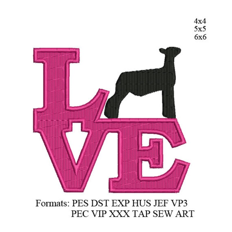 Show Lamb Silhouette - Etsy