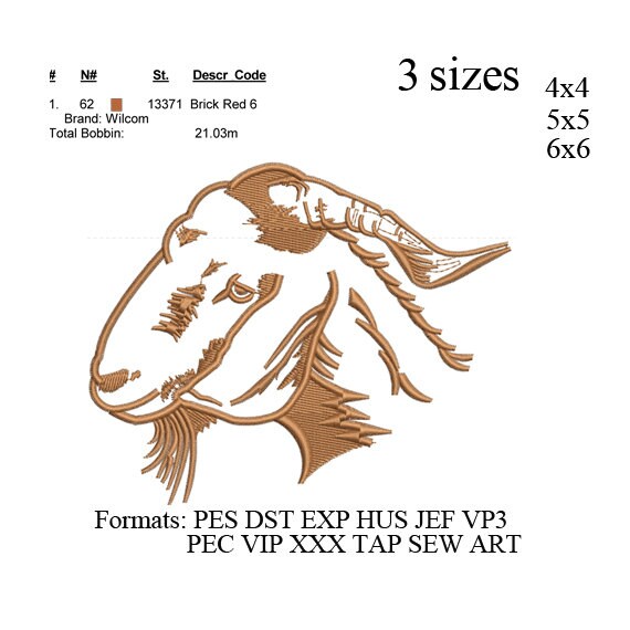 Goat Set Embroidery Designpack of 11 Embroidery Design Motif - Etsy