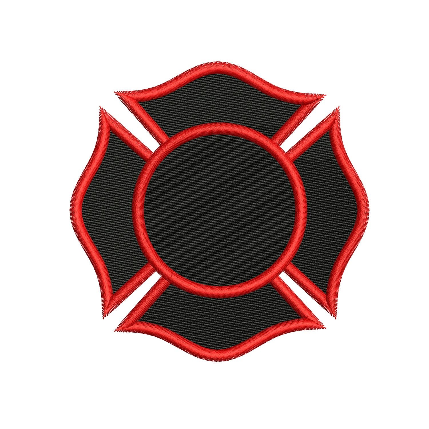 Firefighter Emblem Blank