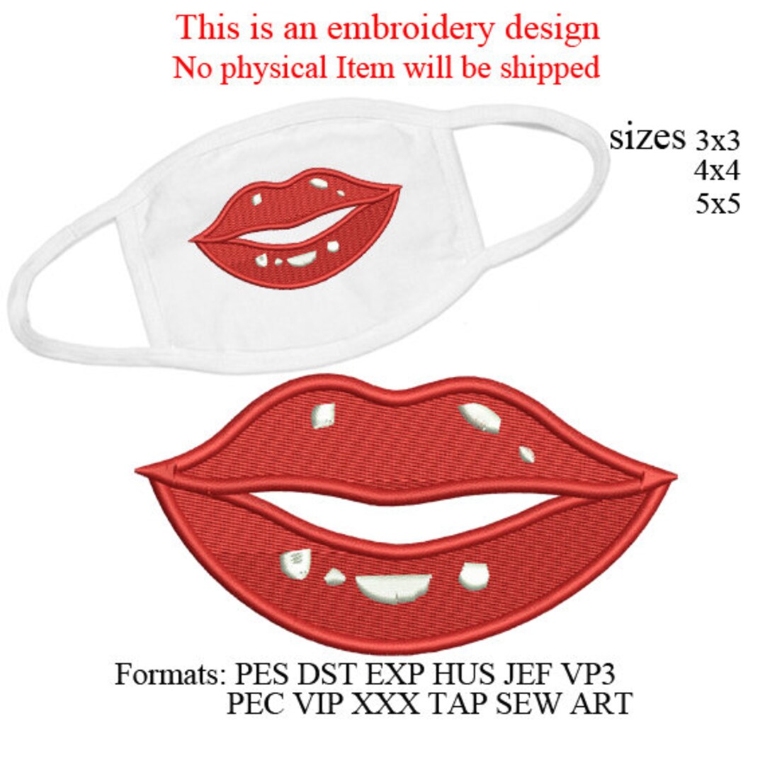 Lips Embroidery Design,lips Embroidery Design,machine Embroidery Design ...