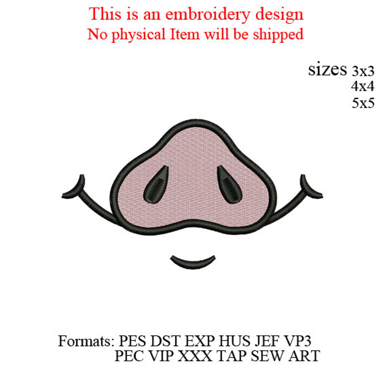 Pig Embroidery Designpig Embroidery Designmachine Embroidery - Etsy