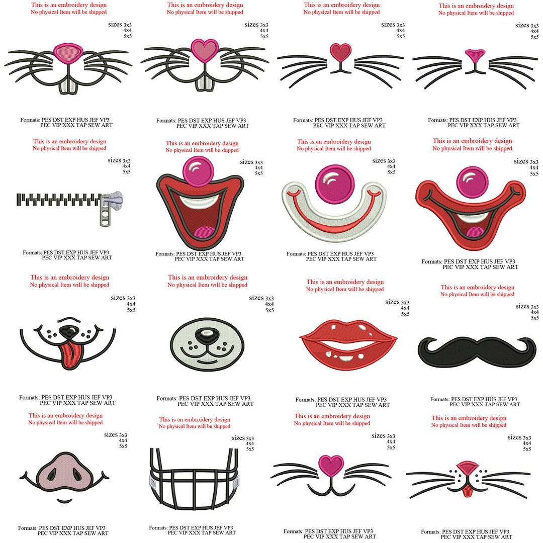 Face Mask Embroidery Design,mask Embroidery Design,machine Embroidery ...