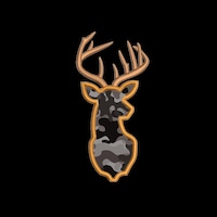 Deer Applique - Etsy