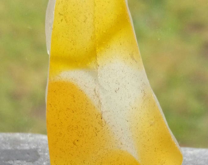 Zesty Lemon Layered Scottish Sea Glass by Seafindsscotland Rare ...