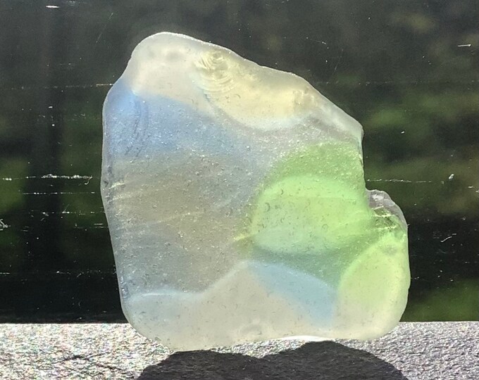 RARE SEA GLASS Rare Layered Sea Glass Jewellery Supplies Collectible ...