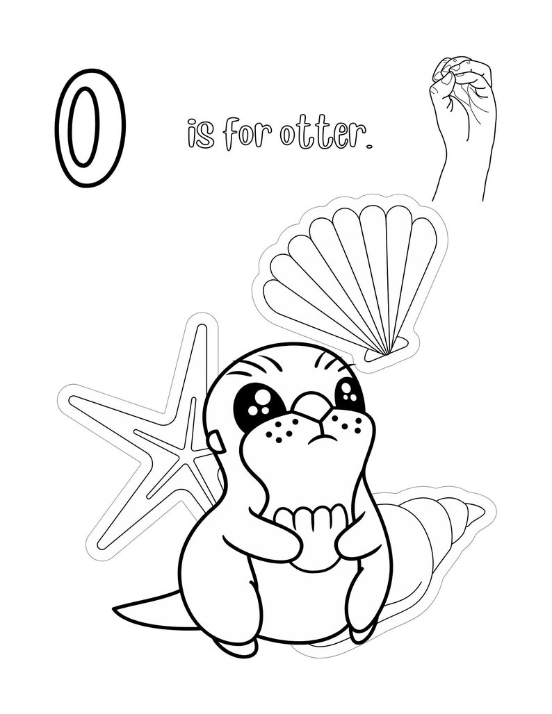 American Sign Language Alphabet Coloring Pages Instant Download. ASL ...