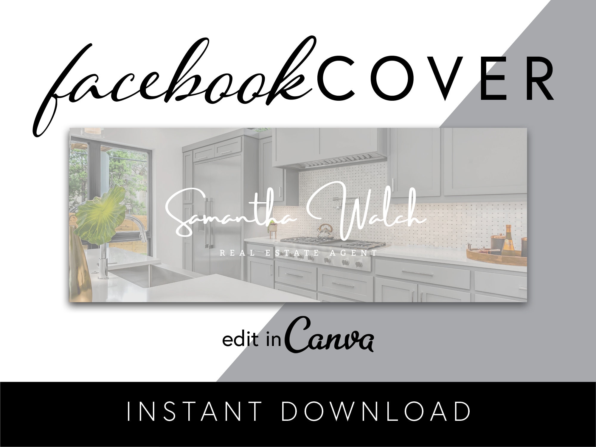 Realtor Facebook Banner, Real Estate Marketing, Facebook Cover ...