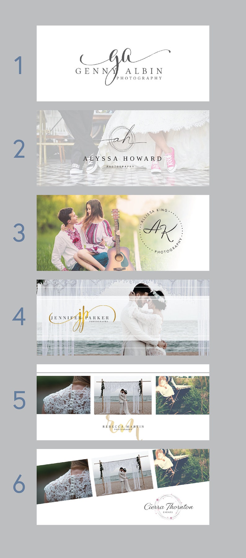 Photography Branding Kit Photographer Logo Premade Logo | Etsy