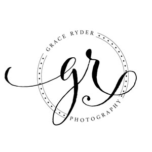 Photography Logo, Circle Logo, Simple Logo, Initial Logo, Monogram Logo ...