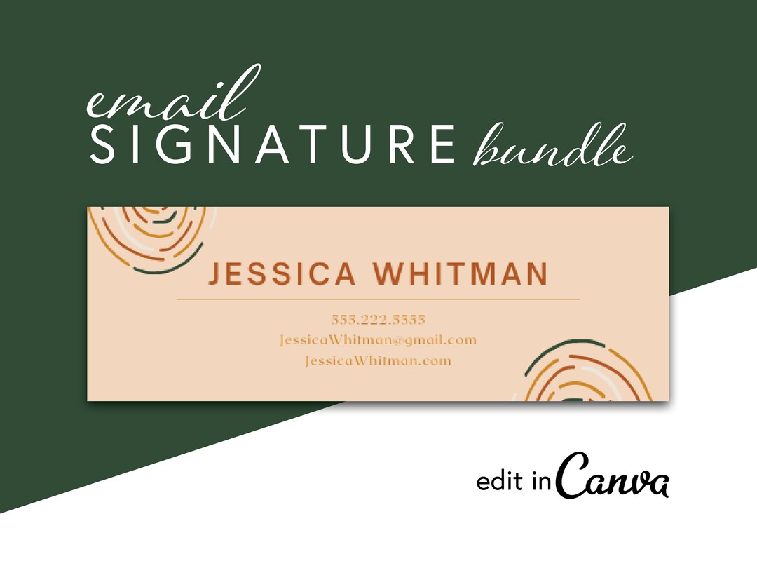 Email Signature Bundle, Virtual Assistant, Real Estate Marketing, Email ...