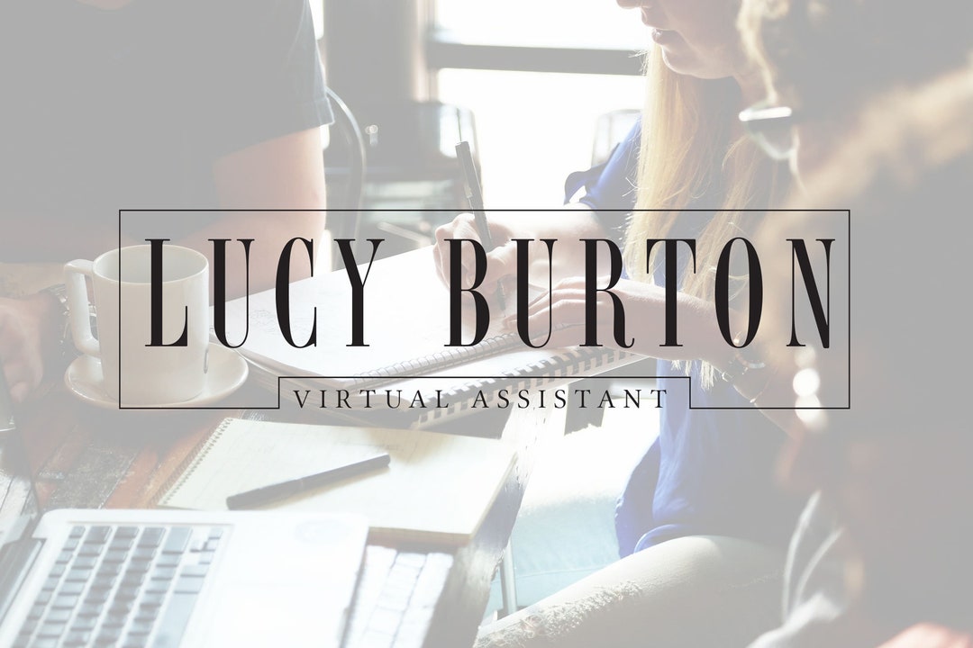 Branding Kit, Virtual Assistant Logo Design, Photography Logo, Premade ...