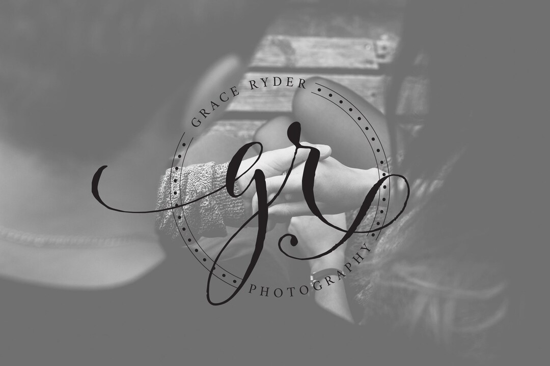 Photography Logo, Circle Logo, Simple Logo, Initial Logo, Monogram Logo ...