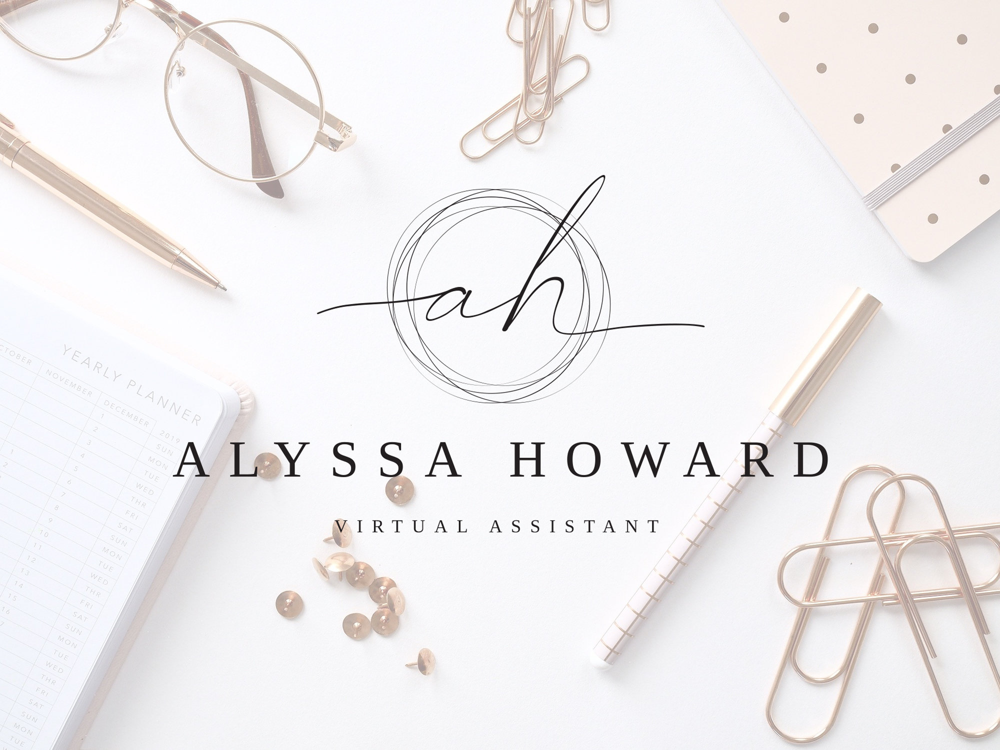 Virtual Assistant Logo VA Logo Branding Kit Virtual | Etsy