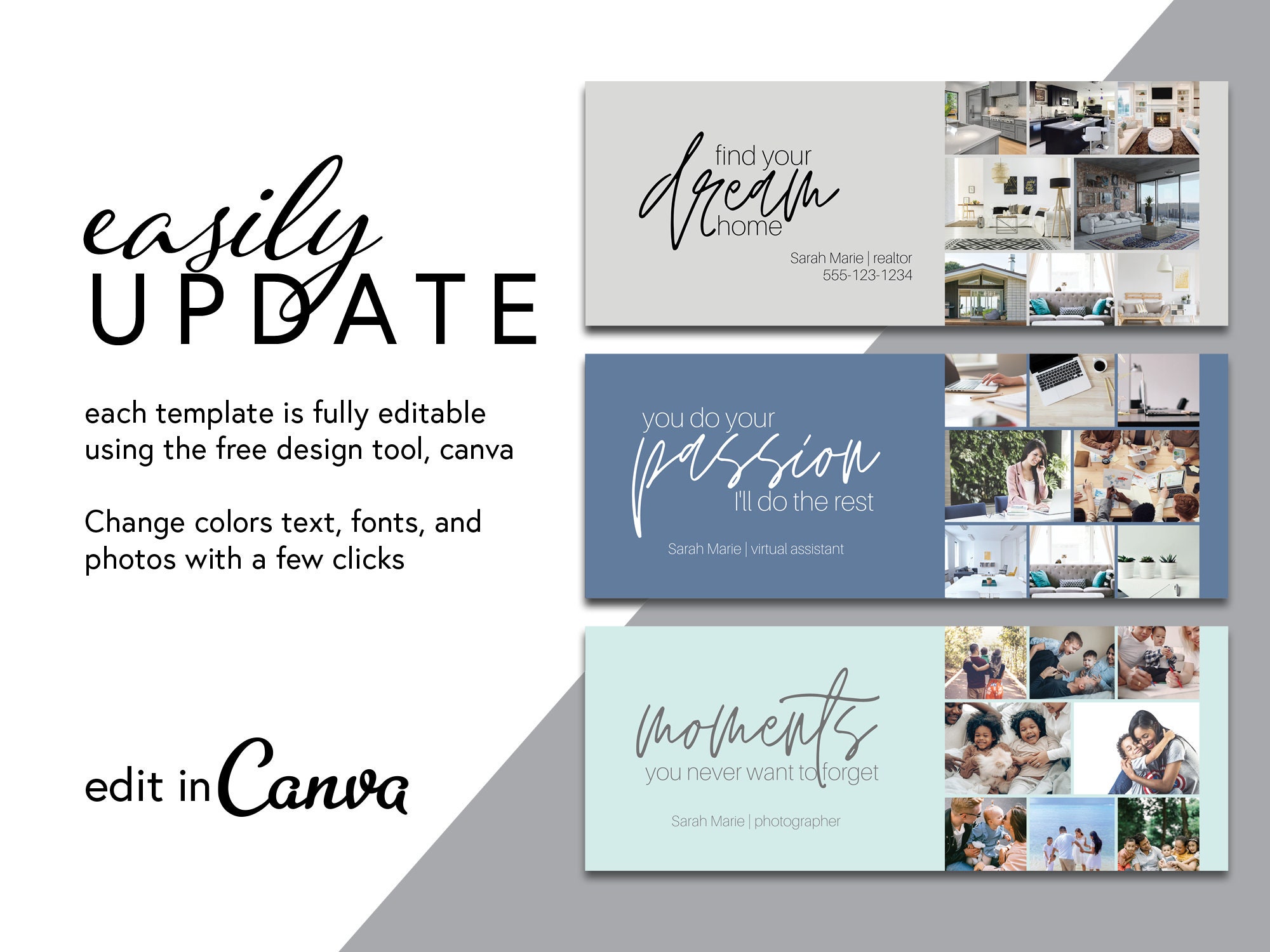 Real Estate Facebook Cover, Realtor Template, Photography Facebook ...