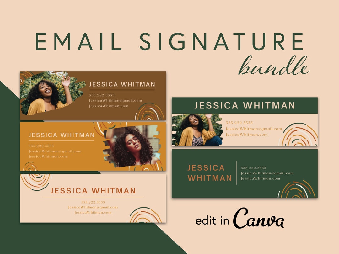 Email Signature Bundle, Virtual Assistant, Real Estate Marketing, Email ...