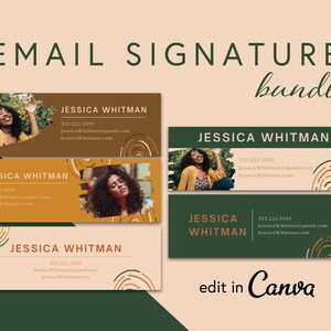Email Signature Bundle, Virtual Assistant, Real Estate Marketing, Email ...